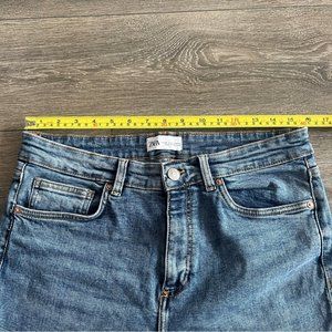 Zara | Shorts | Zara High Rise Stretch Denim Frayed Cut Off Shorts ...